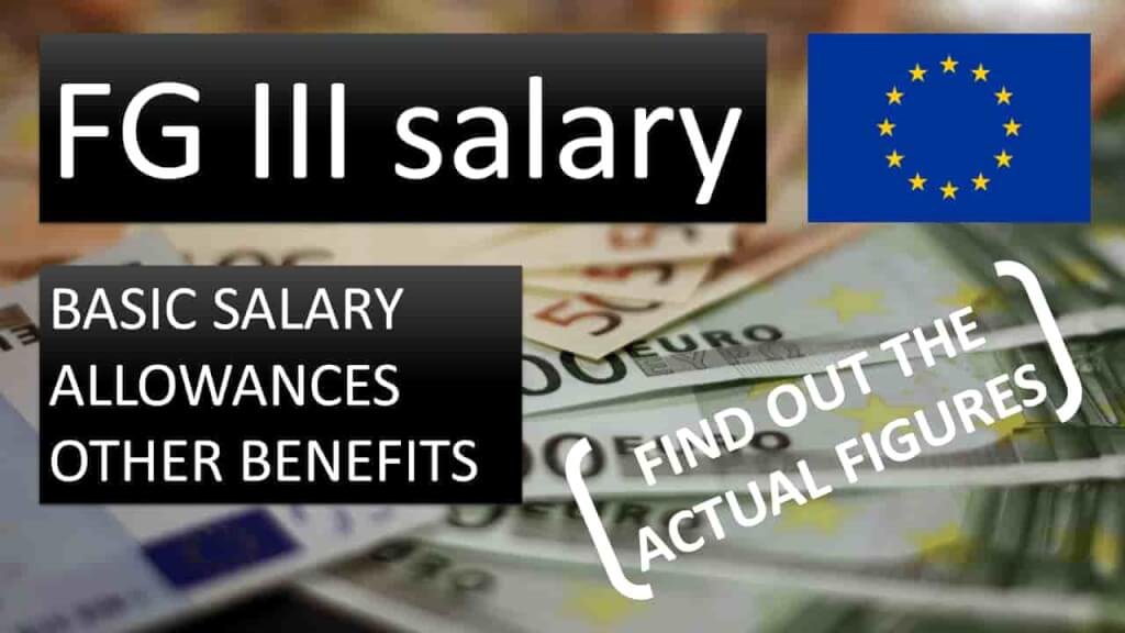 What Is The Salary Of Contract Agent FG III European Union